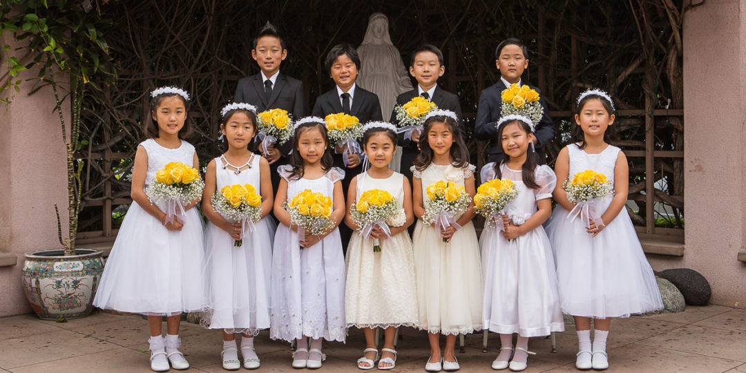 first communion children - 한국 순교자 천주교회 Korean Martyrs Catholic Center