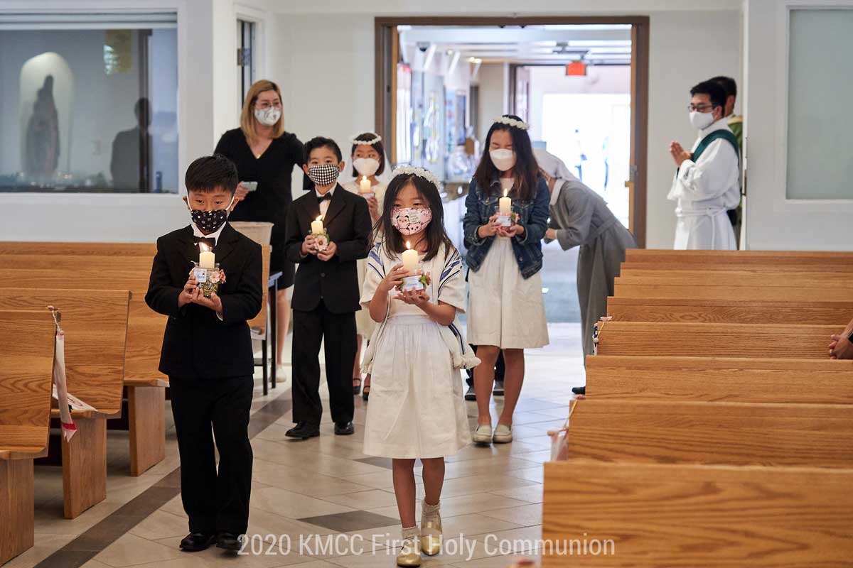 2020 First Holy Communion - 한국 순교자 천주교회 Korean Martyrs Catholic Center